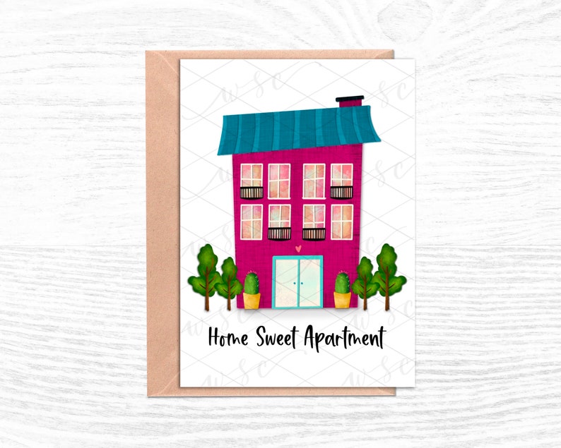 Home Sweet Apartment New Apartment Card New Home Owner | Etsy