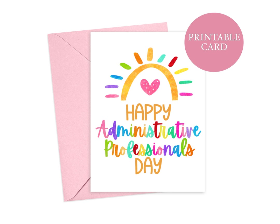 Happy Administrative Professionals Day Card | Admin Professionals ...