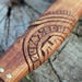 Custom Hand Made Steel Engraving Axe With Wood Work on Handle and Pouch ...
