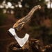 Custom Hand Made Steel Engraved Axe With Wood Work on Handle and Pouch ...