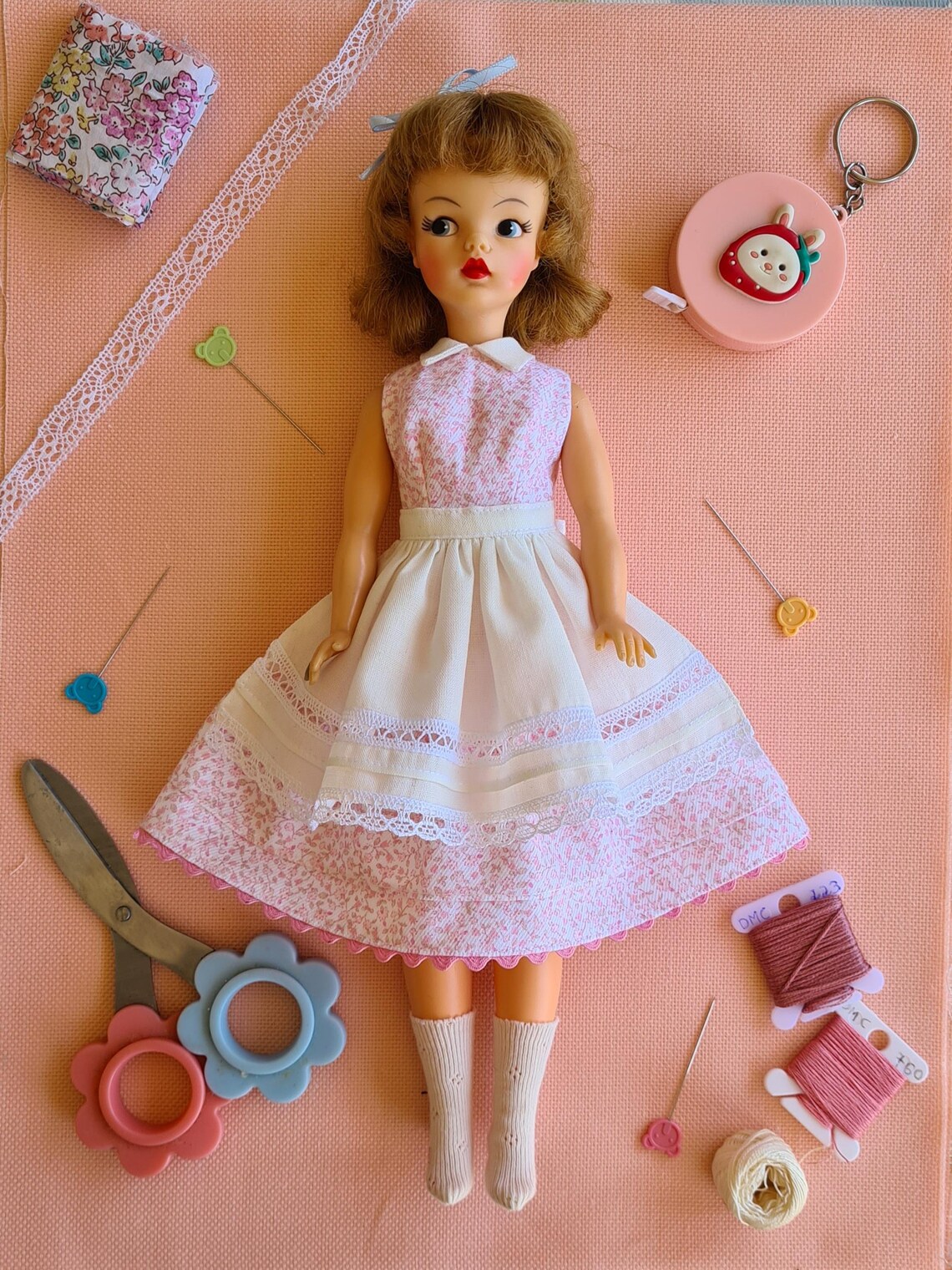 Handmade Dress for Sindy and Tammy Dolls. Tammy Doll Clothes. Sindy ...