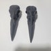 Raven Skull Cabinet Handles With Screws (set of 2) - Etsy