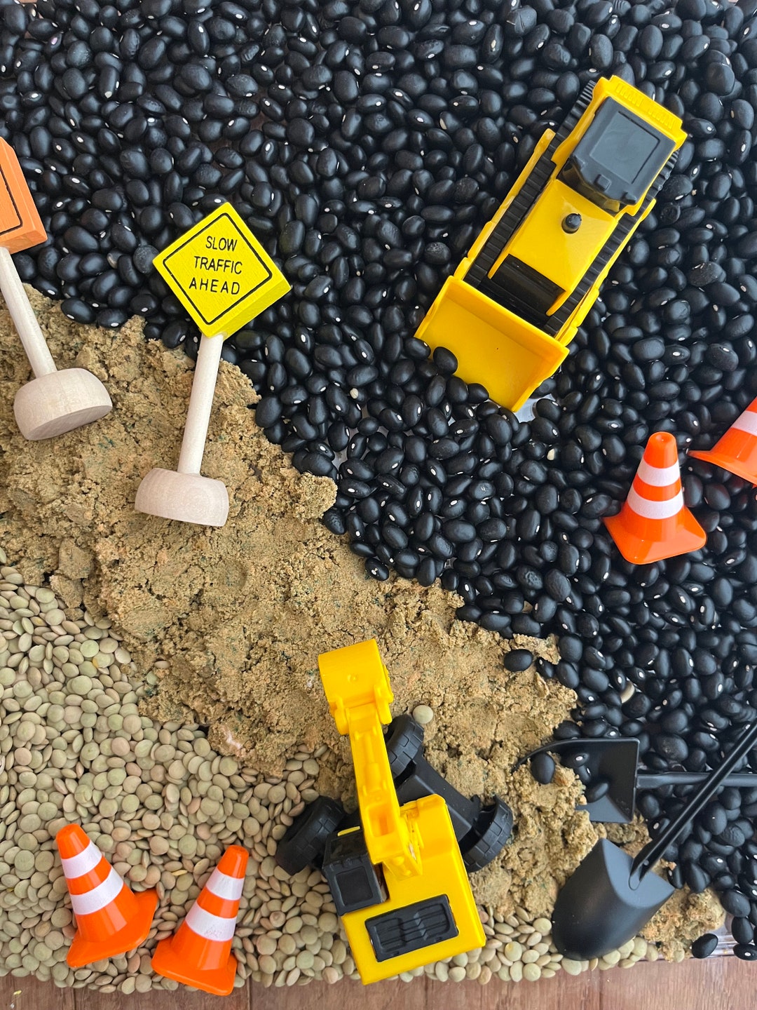 Construction Site Sensory Kit - Etsy