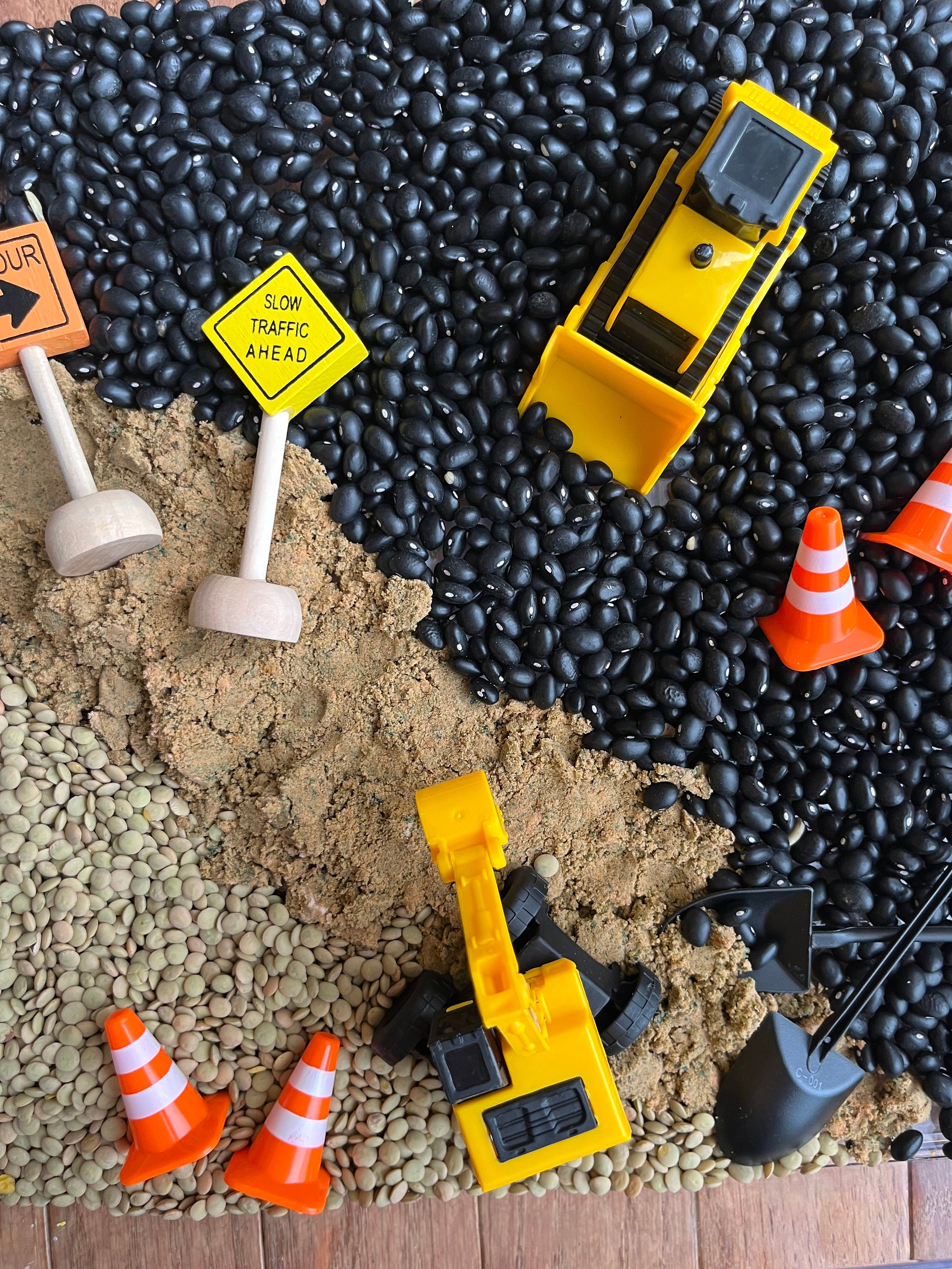 Construction Site Sensory Kit - Etsy