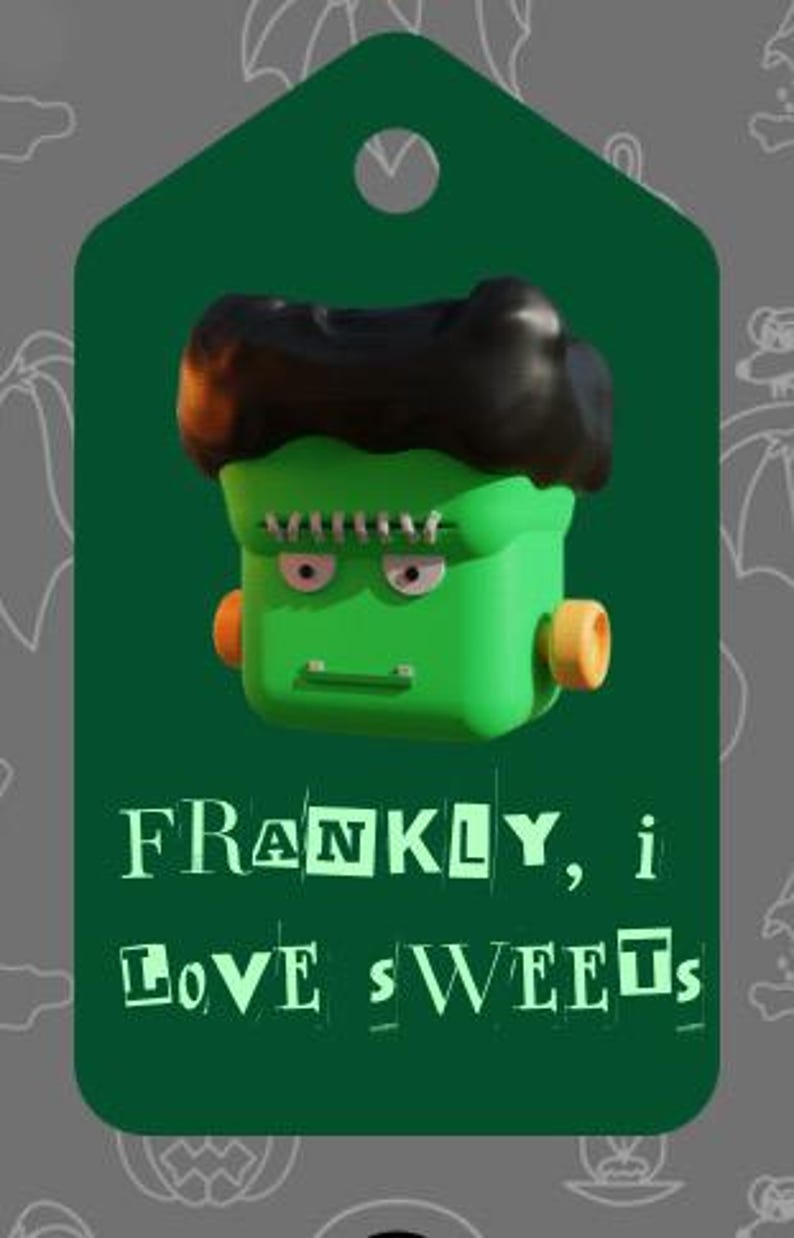 Editable Halloween Treat Tags | Cute Printable Favor Labels | Kids ...