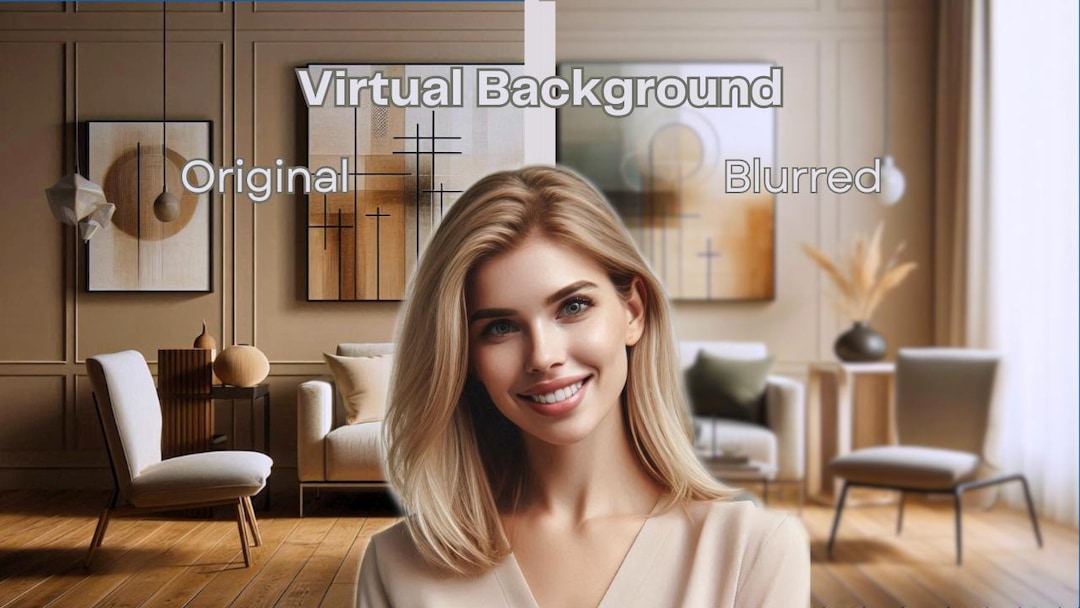 Bible Art Zoom Background, Christian Devotional Virtual Living Room ...