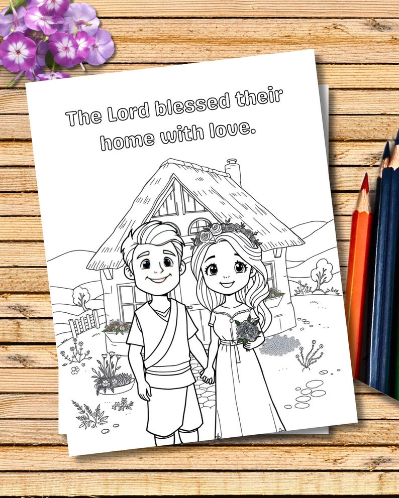 Ruth Bible Coloring Pages for Kids Loyalty Grace Redemption Old ...