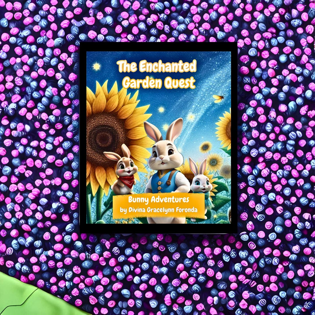 The Enchanted Garden Quest: Bunny Printable PDF Storybook & Illustrated ...