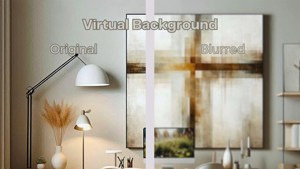 Christian Zoom Background – Cross Art for Virtual Meetings, Faith ...