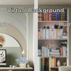 Tree of Life Bookcase Zoom Background, Modern Christian Art, Streaming ...