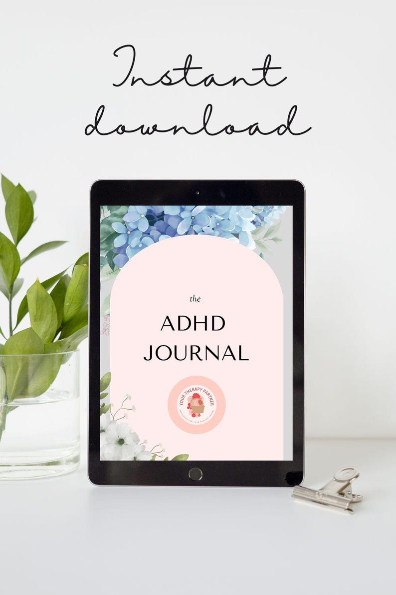 ADHD Journal | Digital Symptom Tracker | Goal Setting | Wellness ...