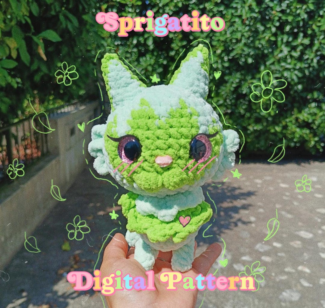 Sprigatito's Crochet Pattern - Etsy