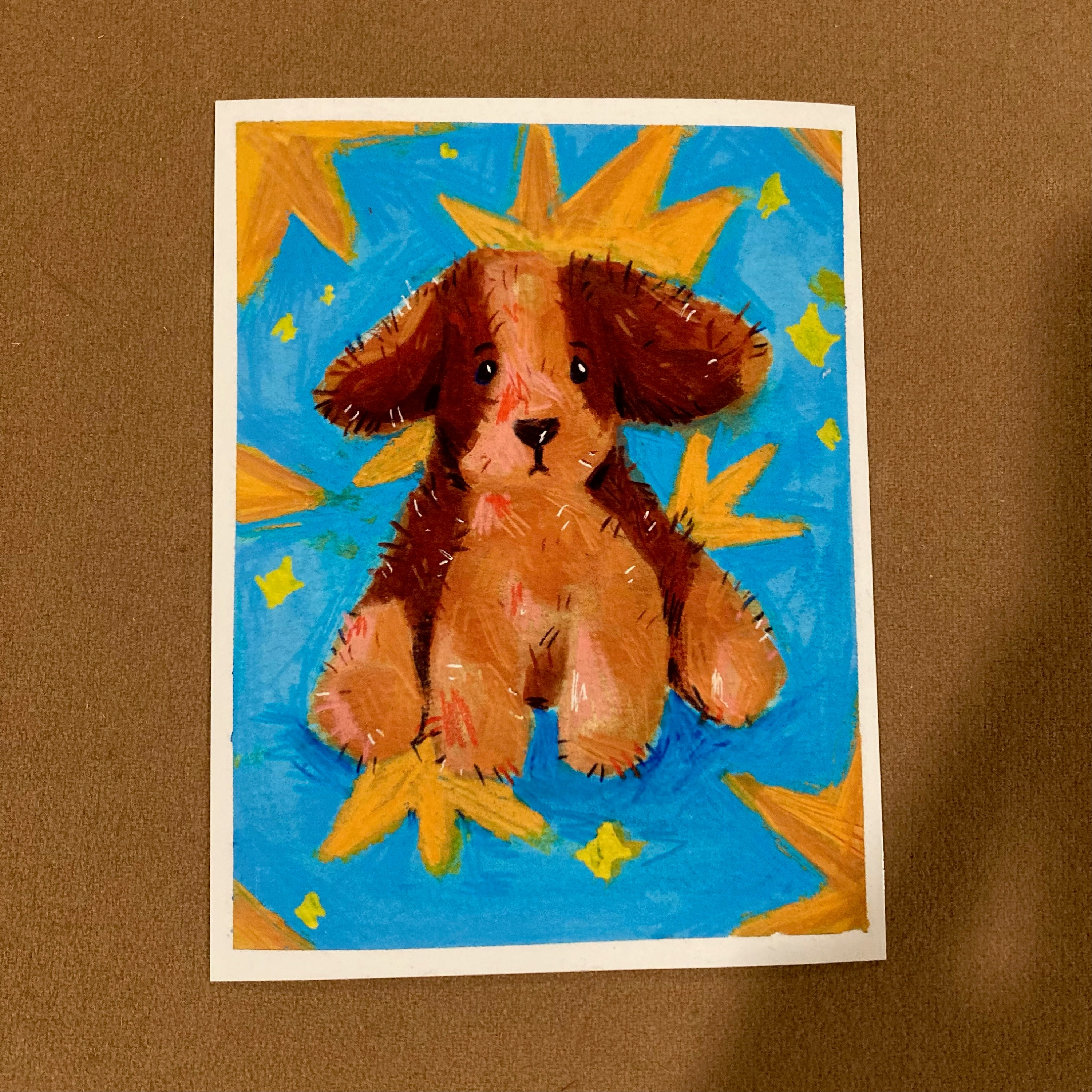 Scruffy Puppy - Webkinz Print - Etsy