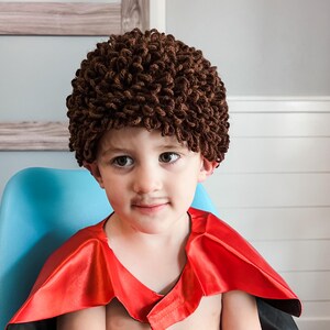 Napoleon Dynamite Crochet Curly Wig Hat: Halloween Costume, Vote for ...