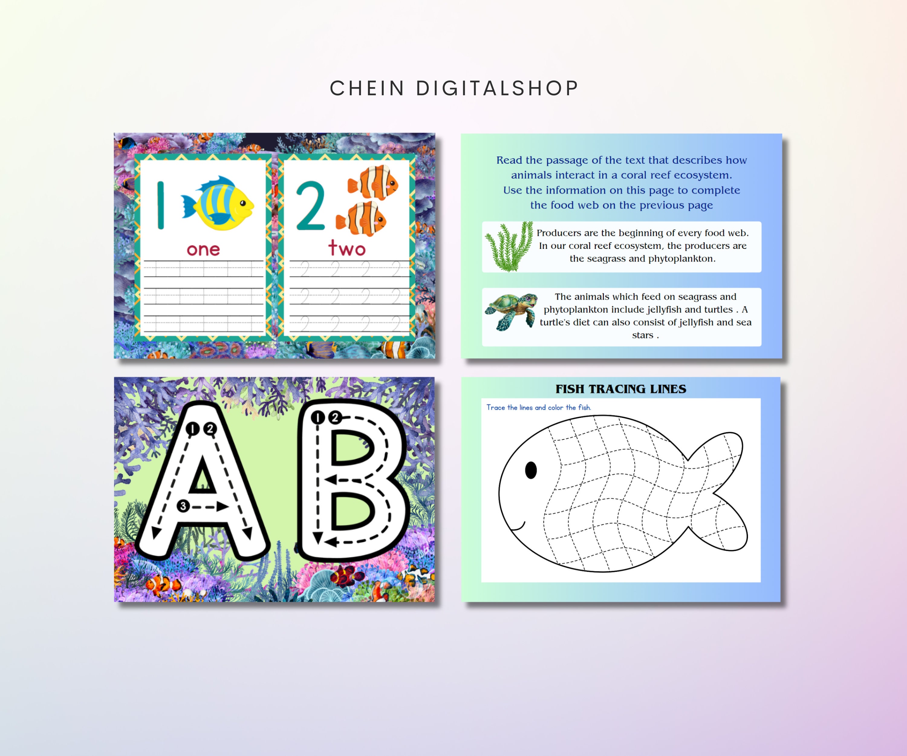 Under the Sea Busy Book, Printable Busy Book, Toddler Busy Book ...