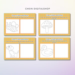 Coloring Book Busy Book, Printable Busy Book, Toddler Busy Book ...