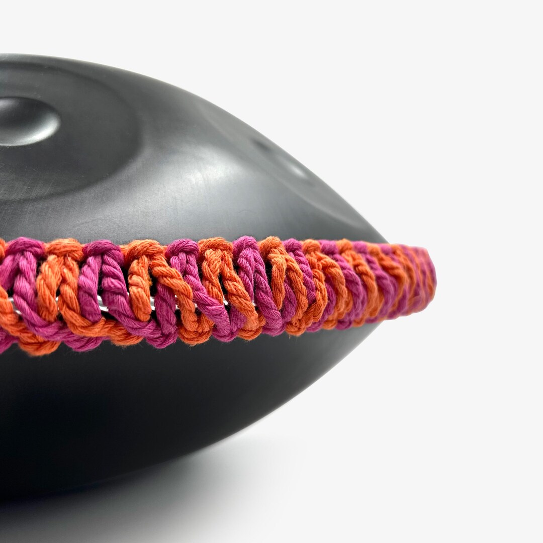Handpan Edge Protector Macrame Rope , Handmade Handpan Accessory ...