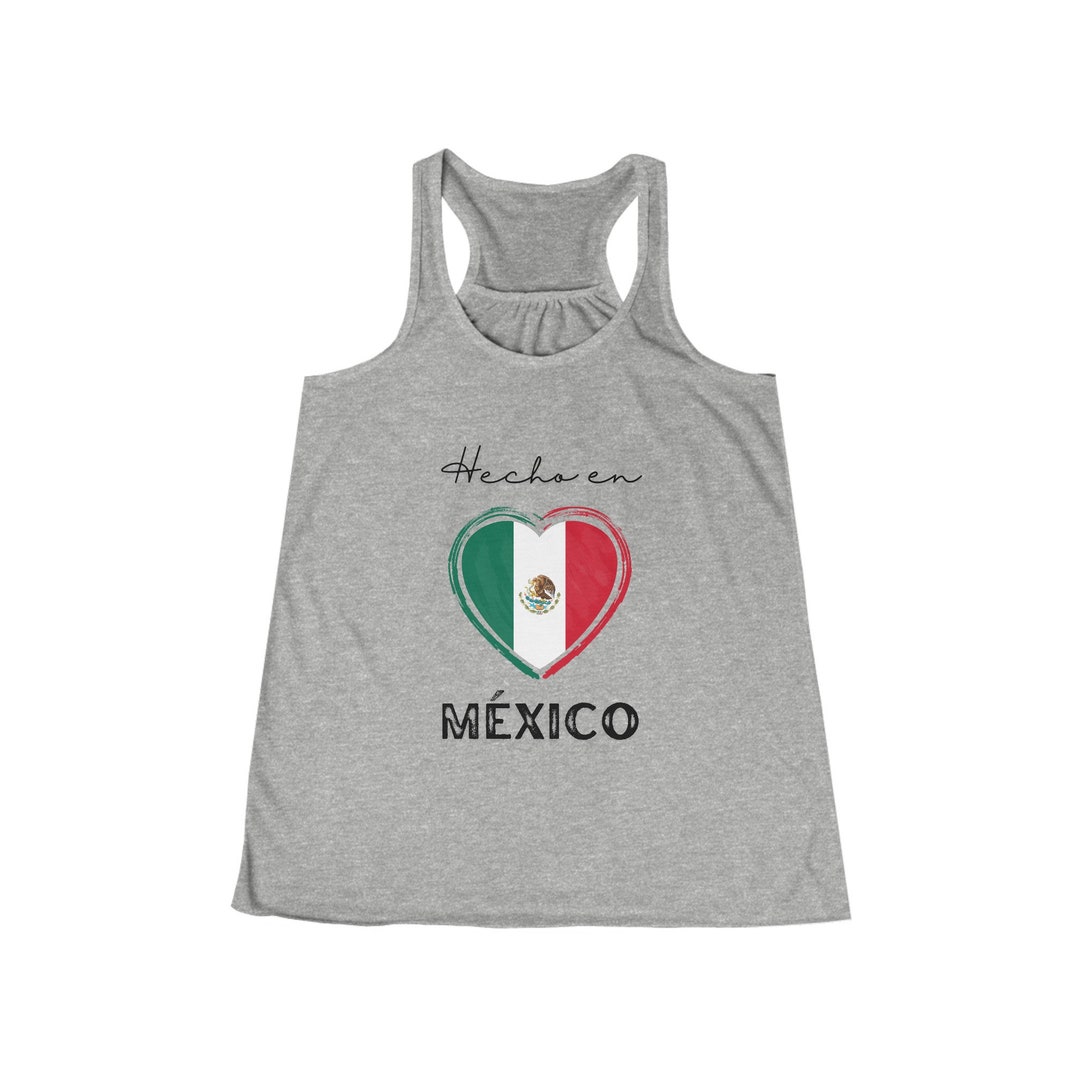 Women's Mexican Flag Tank Top, Hecho En México, Mexican Pride Shirt ...