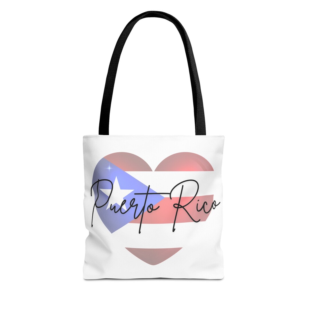 Cute Puerto Rican Tote Bag, Gift for Puerto Rican Girl, Spanish Teacher ...