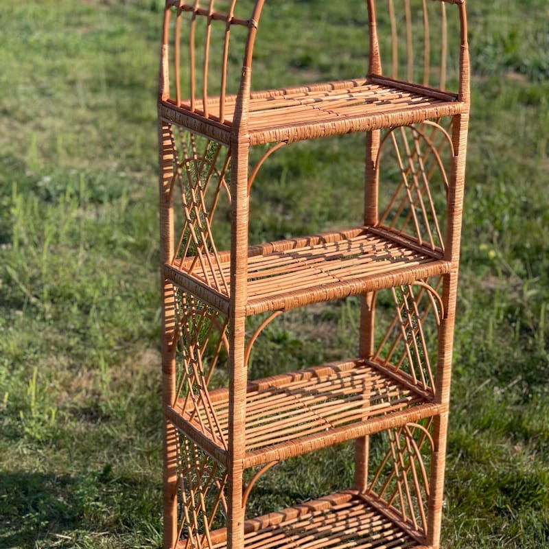 Wicker Shelf - Etsy