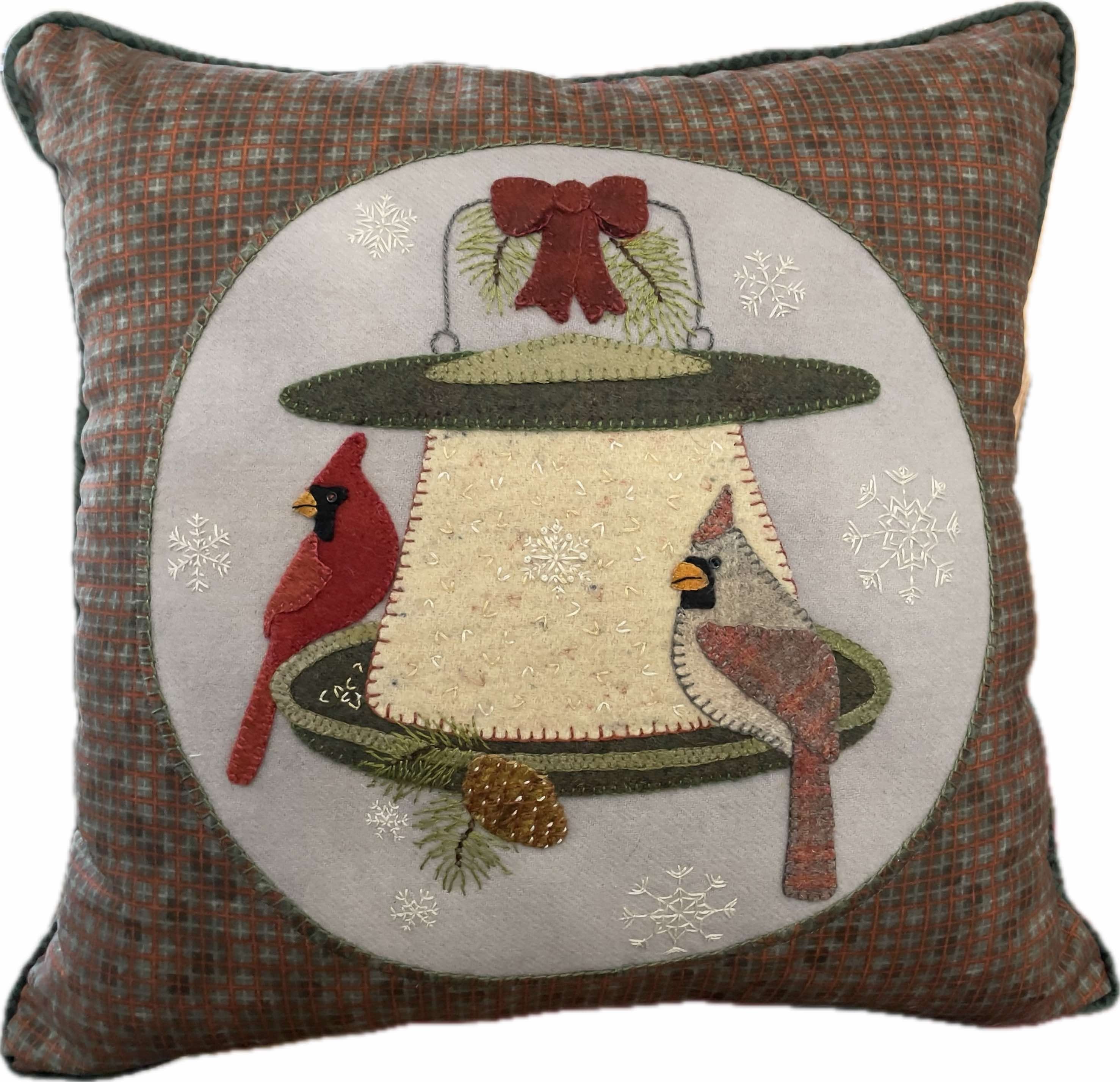 Pattern, Felted Wool Applique, Winter Cardinals, PDF - Etsy