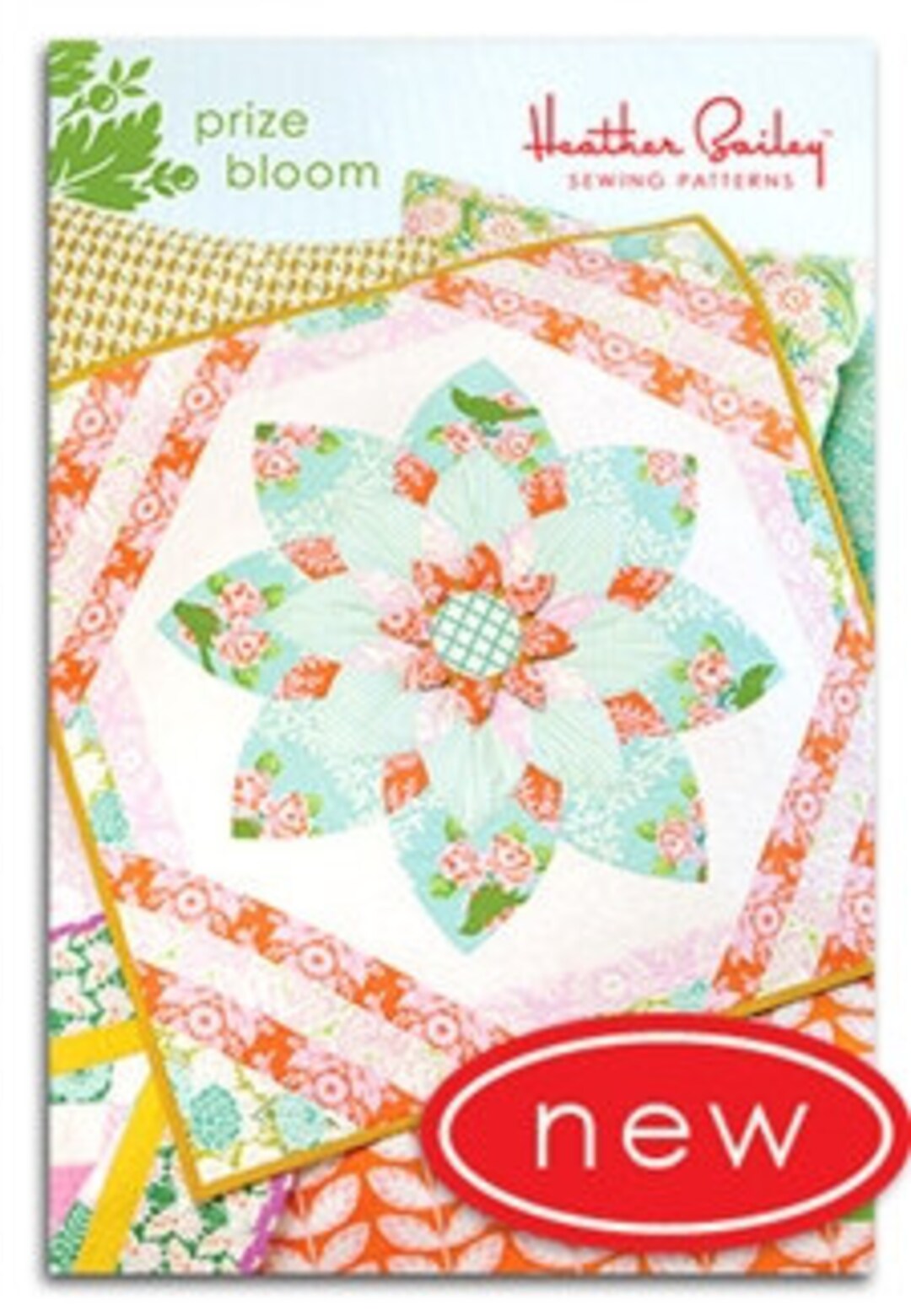 Heather Bailey Prize Bloom Quilt Sewing Pattern, FREE SHIPPING - Etsy