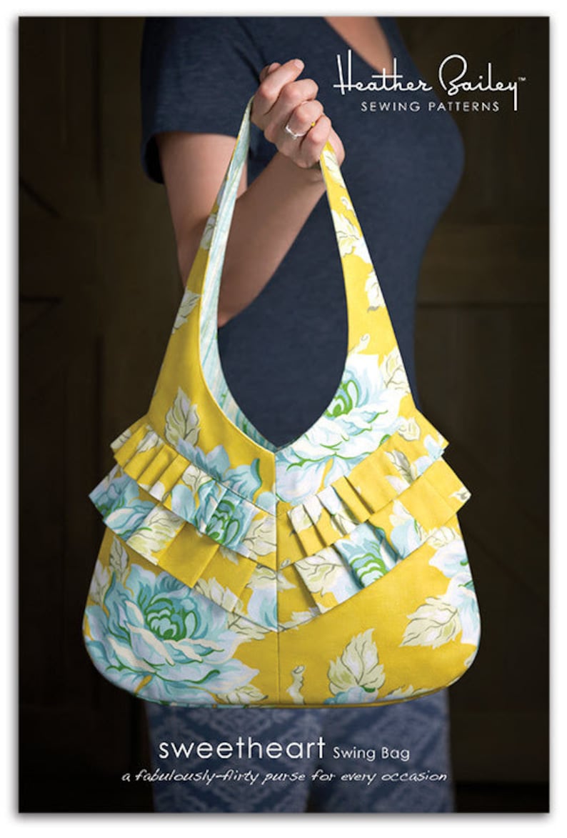 Heather Bailey Sweetheart Swing Bag Sewing Pattern FREE - Etsy