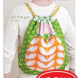 Heather Bailey on the Go Backpack Sewing Pattern FREE - Etsy