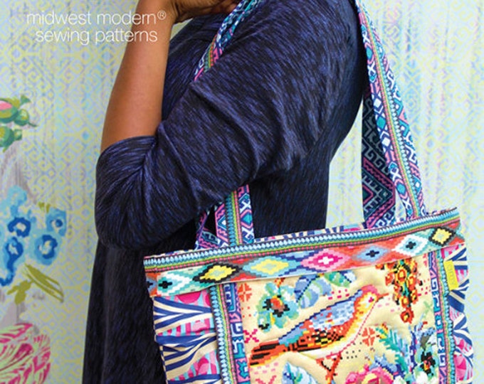 Amy Butler La Boheme Tote Sewing Pattern, FREE SHIPPING - Etsy