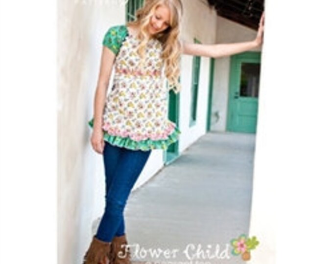 Pink Fig Flower Child Peasant Top No. 27 Sewing Patternfree - Etsy