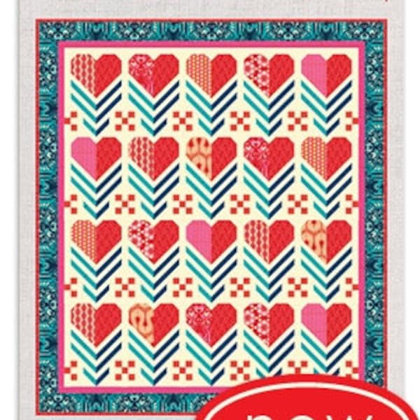 Boho Heart Quilt Kit - Etsy