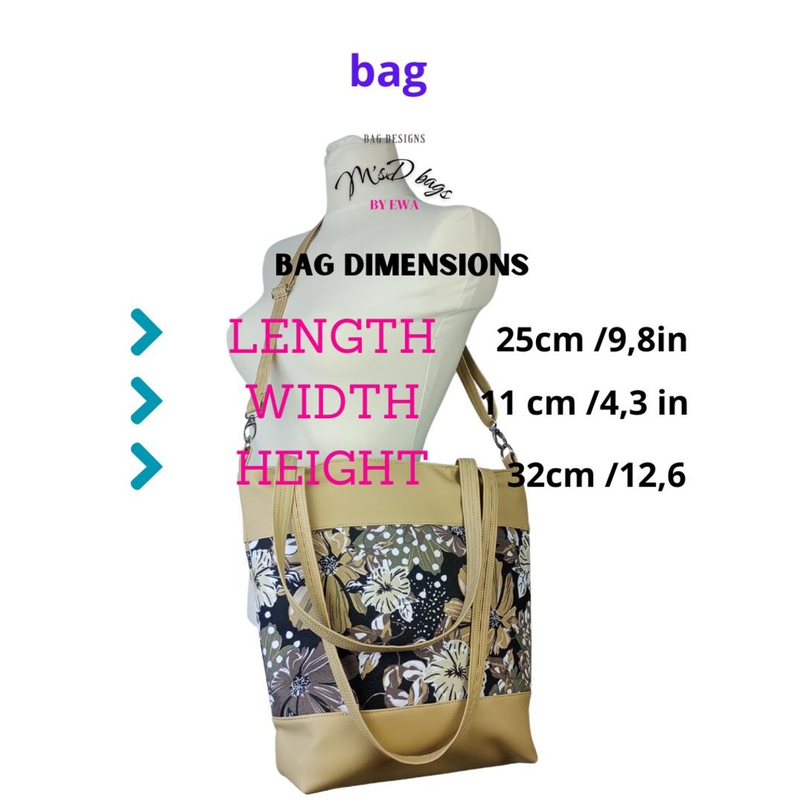 Crossbody Bag, Flight Bag, How to Sew a Handbag, Large Bag, Pdf Pattern ...