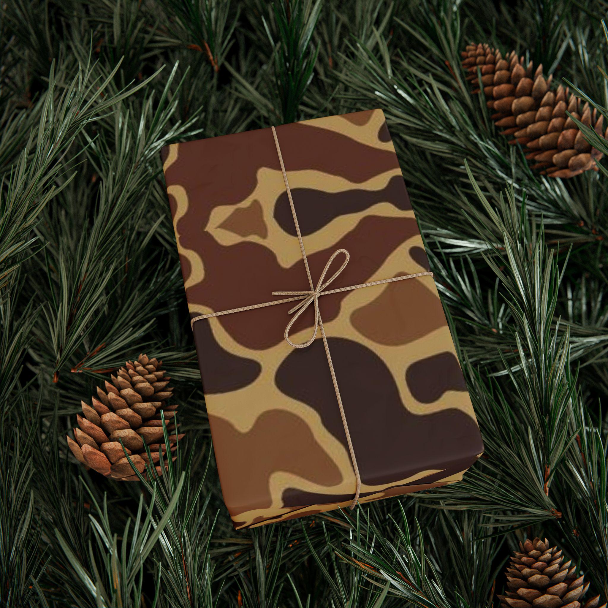 Old School Camo, Wrapping Paper, Hunting Wrapping Paper, Hunting ...