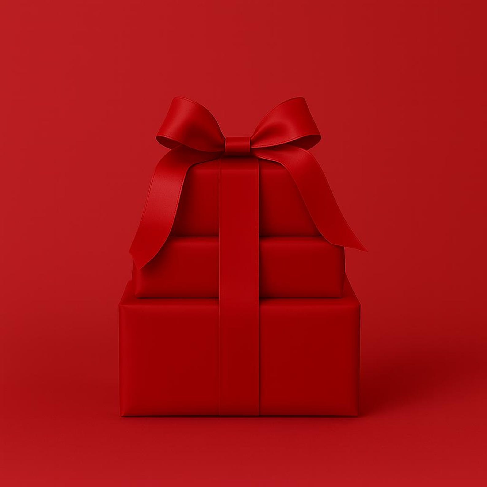 Scarlet Red Wrapping Paper | Classy Wrapping Paper | Chili Red Wrapping ...