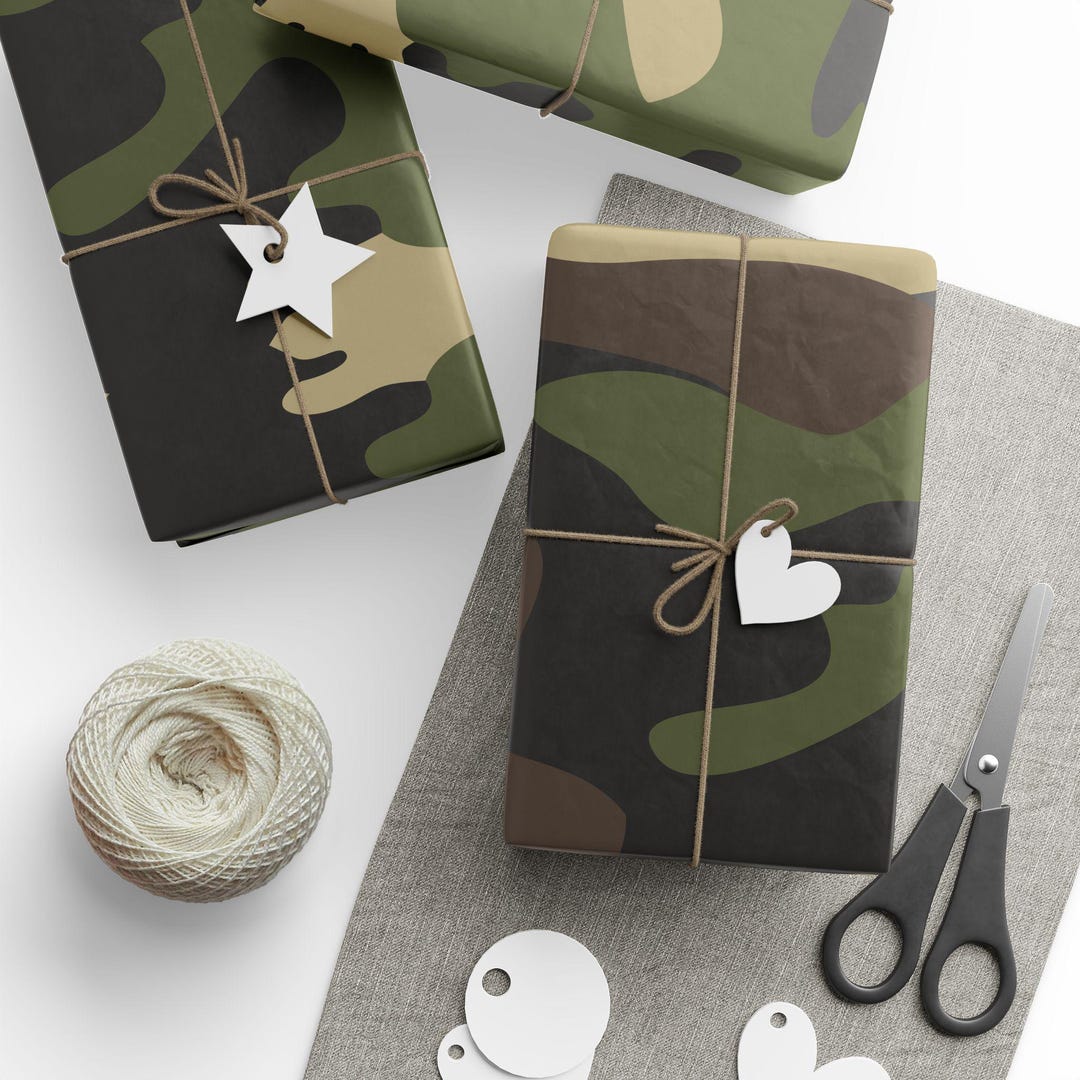 Mulitcam, Camo Wrapping Paper, Hunting Wrapping Paper, Hunting Wrapping ...