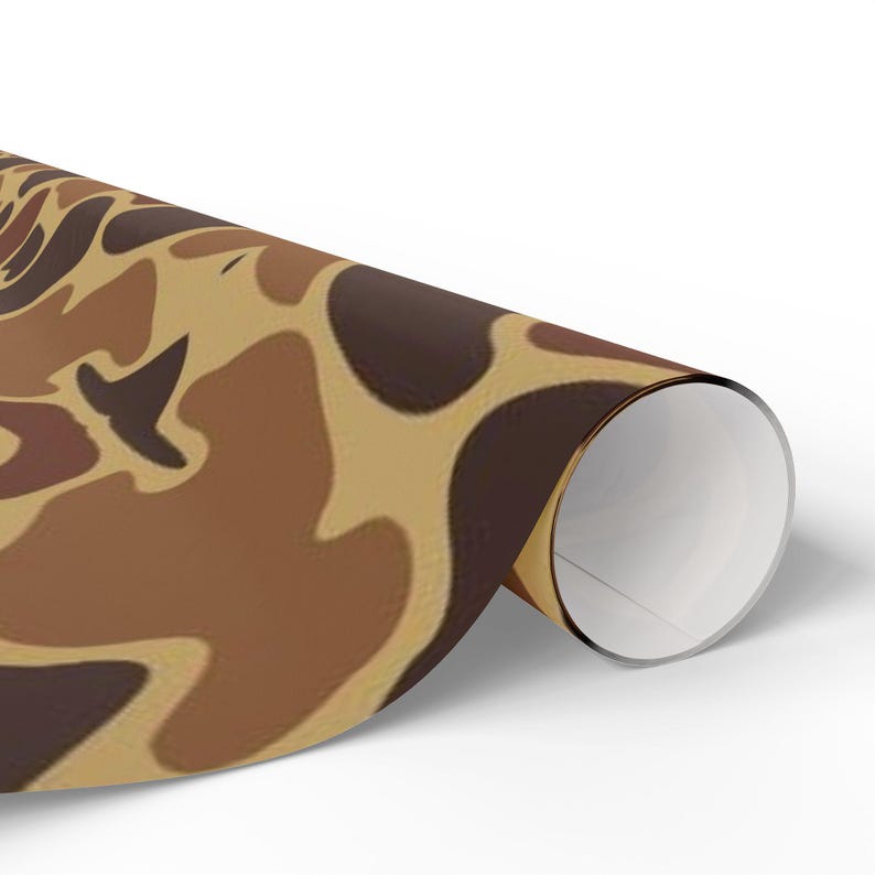 Old School Camo, Wrapping Paper, Hunting Wrapping Paper, Hunting ...