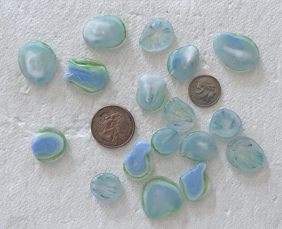 Murrini Coins-bag #104- Coe 96, Flattened Murrini, Glass Embellishments ...