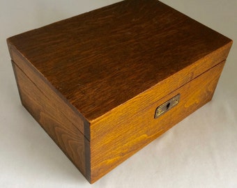 Wood file box | Etsy