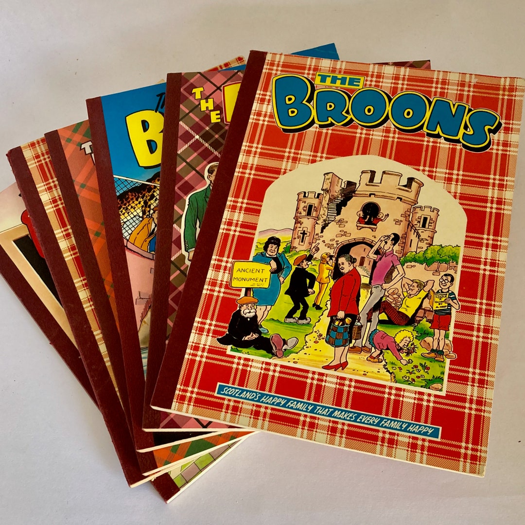 The Broons, Scotland's Happy Family, Book Series, Set of 6, 1980s 90s ...
