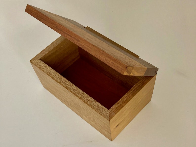 Inlaid Wood Box 5x8x4 Inch Box Recipe Box Storage - Etsy