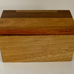 Inlaid Wood Box 5x8x4 Inch Box Recipe Box Storage - Etsy