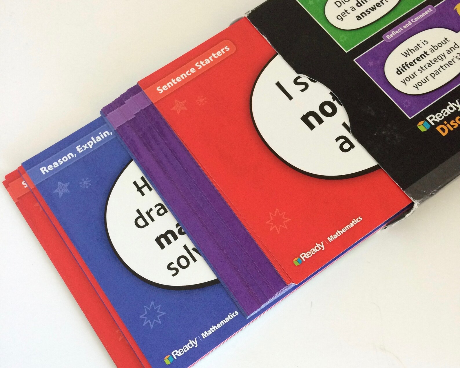 Math cards Ready mathematics discourse cards curriculum | Etsy