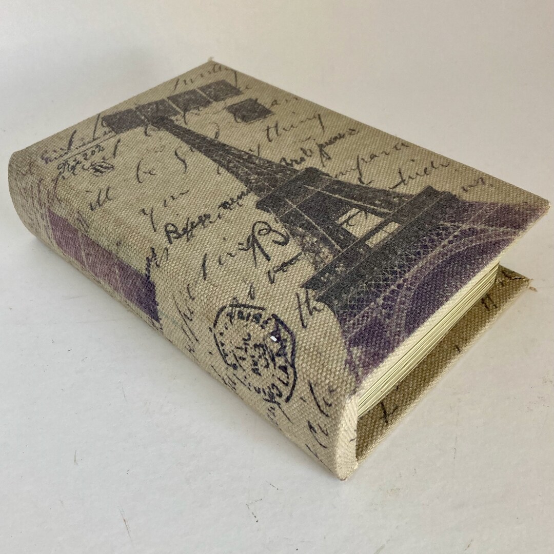 Eiffel Tower, Faux Book, Letter Container, 5 X 8 Inches, Magnetic ...