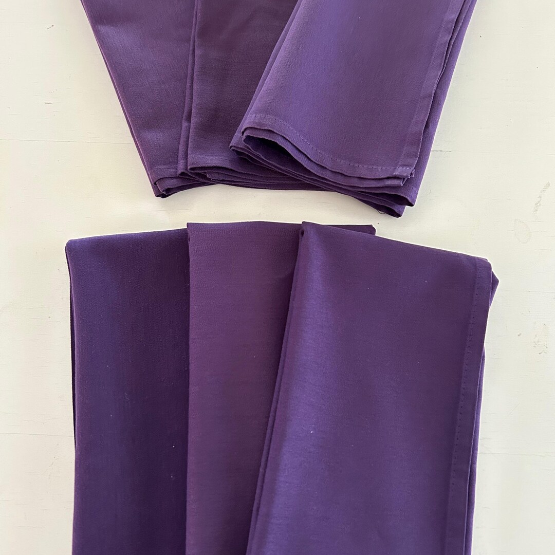 6 Purple Napkins; 18 Inch Square, Table Linens, Dining and Serving - Etsy
