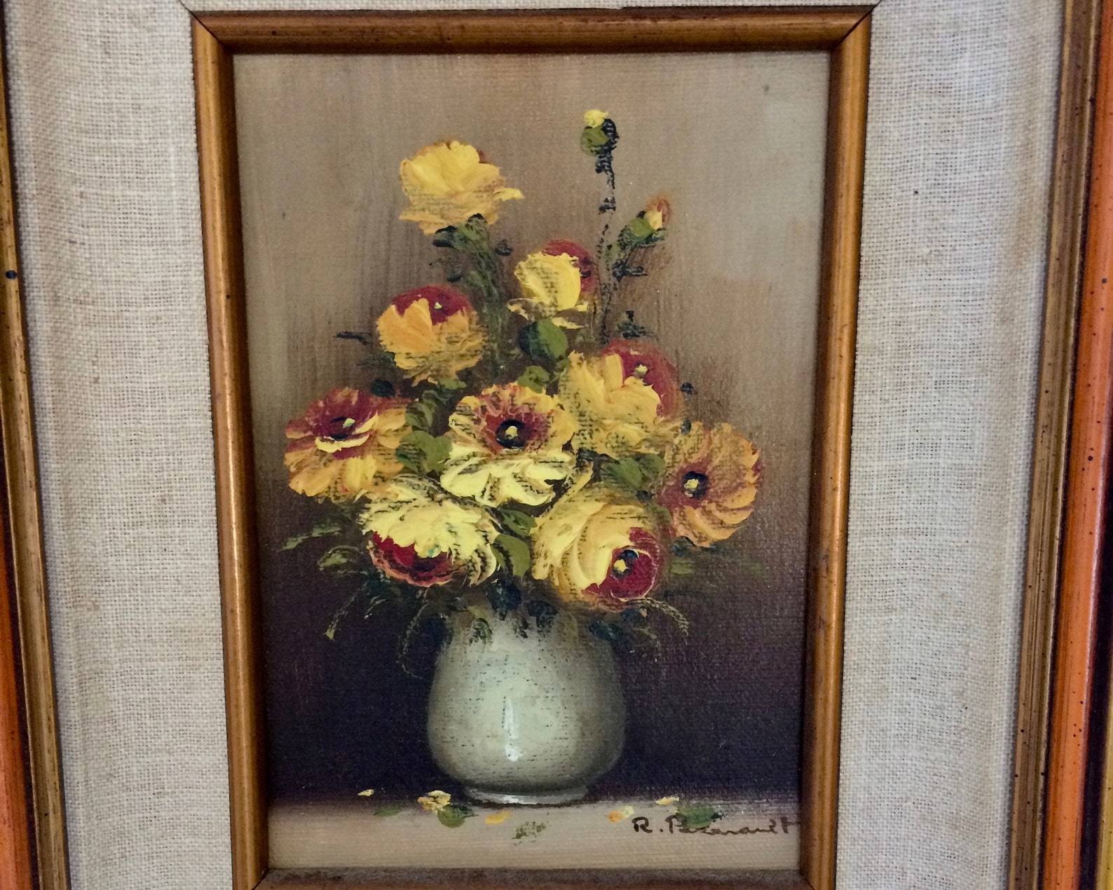 Yellow Floral Painting Original Art Bouquet of Flowers - Etsy