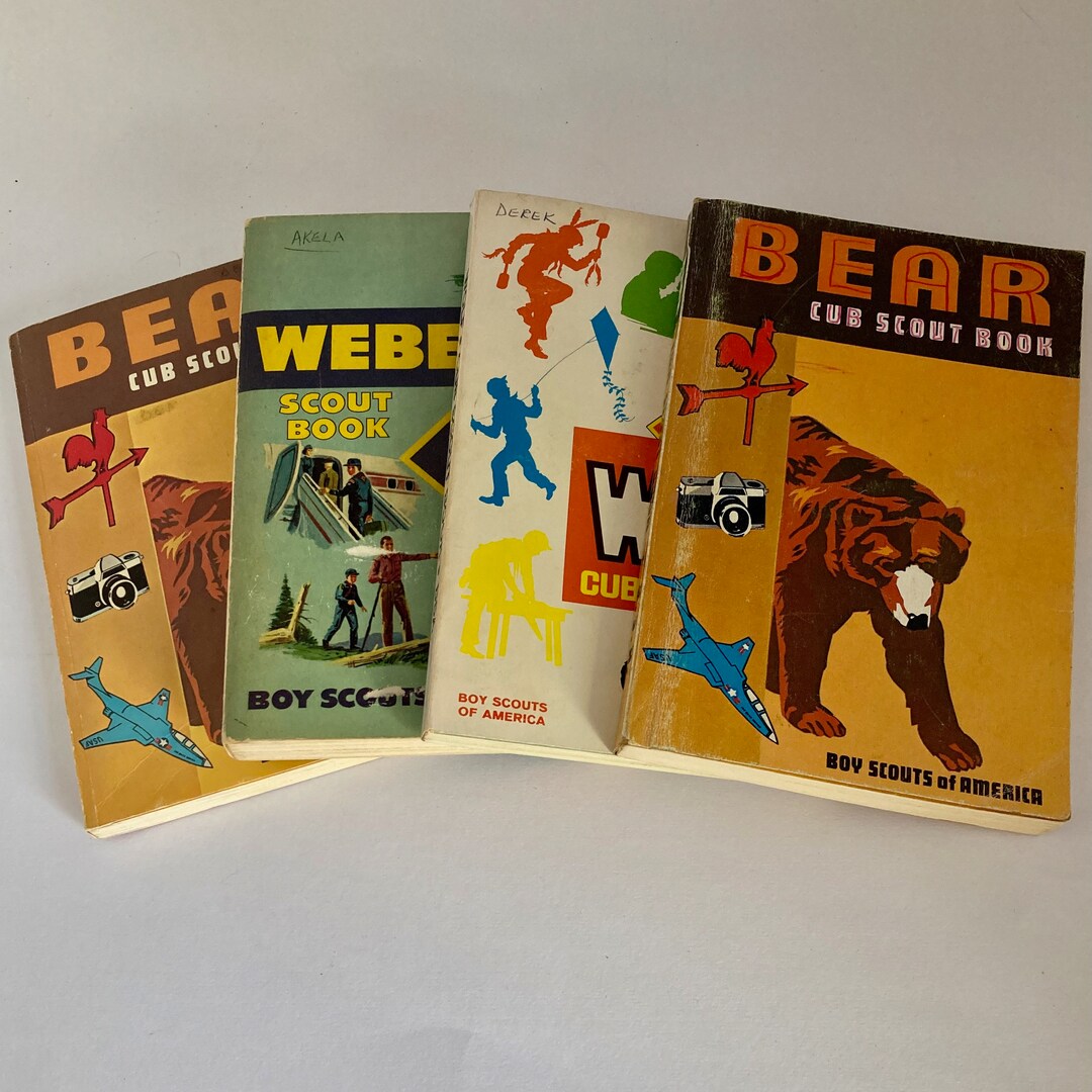 Boy and Cub Scouts, Manuals Scout Books, Webelos and Wolf Books, 2 Bear ...
