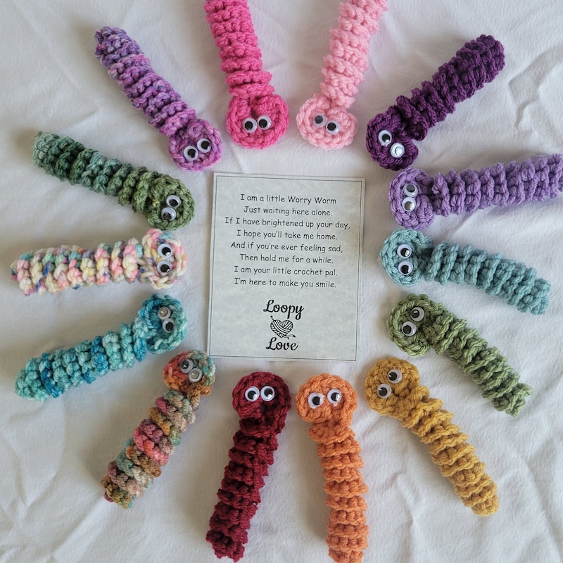 Worm Plush - Etsy