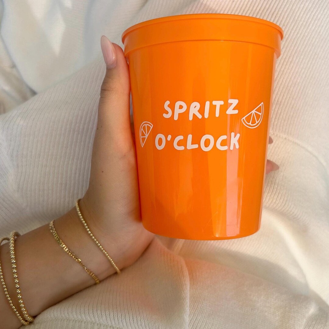 Spritz O’clock Bachelorette Cups | Bachelorette Party Favors | Bach ...