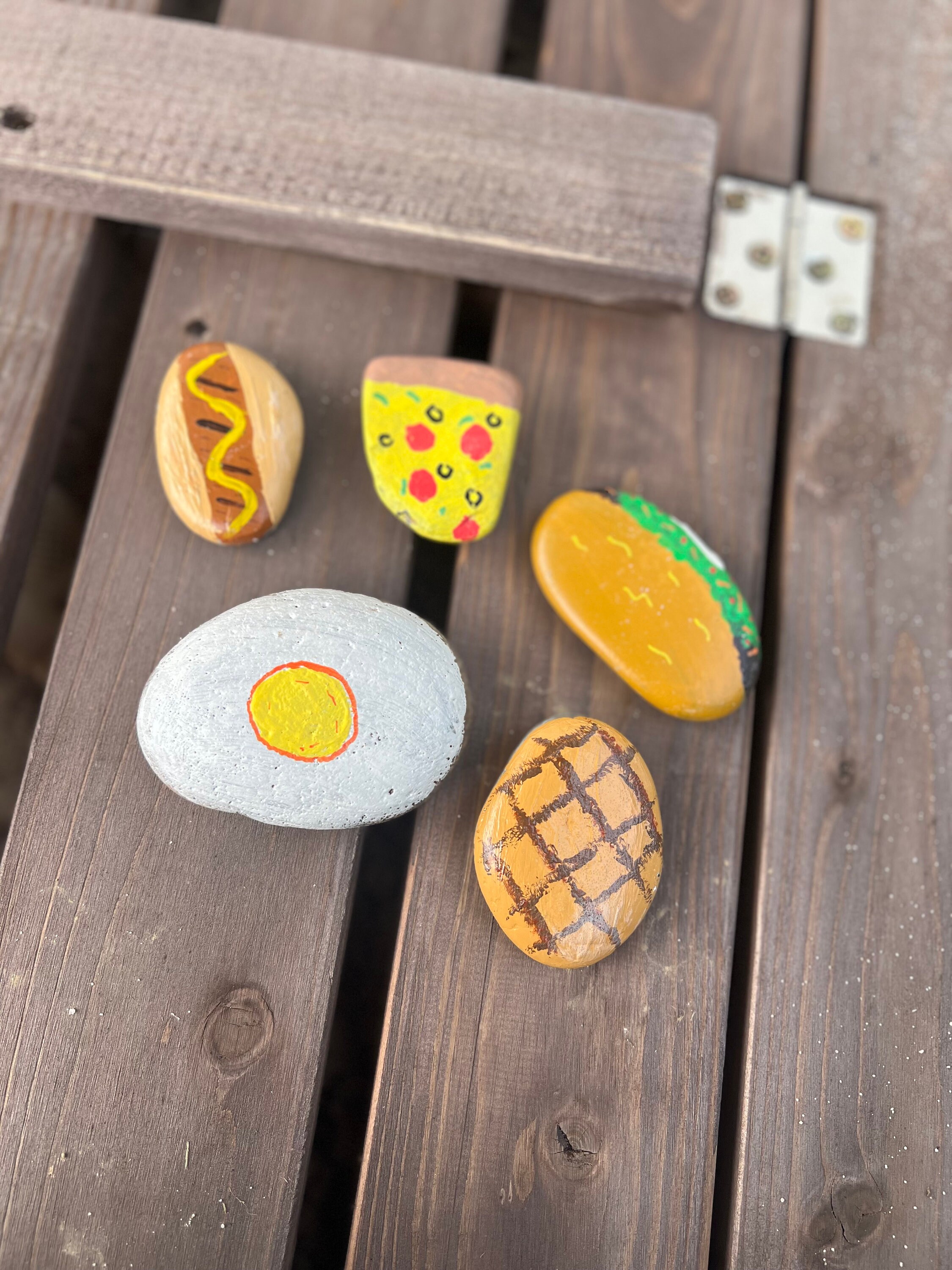 Hand-painted Rock Food Realistic & Fun Decorative Pieces - Etsy