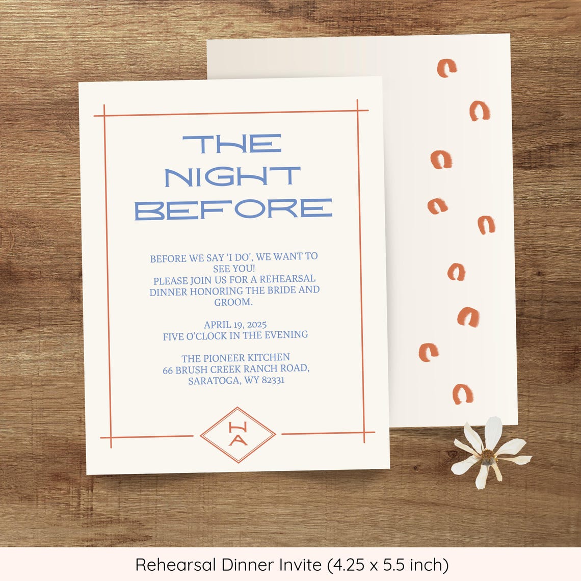 Western Wedding Invitation Template Hand Drawn Custom Printable ...